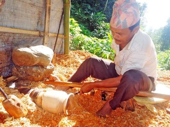 Theki and Madani - the traditional butter making process in Nepal ...
